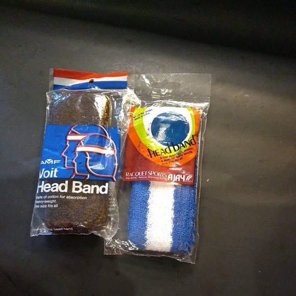 Accessories | Vintage 8s Headbands Amf Voit Ajay New Old Stock 80s ...